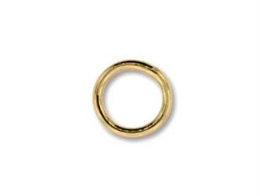 Closed Jump Ring 6MM 19awg GP #12
